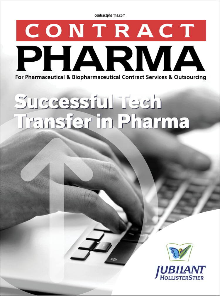 Jubilant HollisterStier Contract Manufacturing & Services Successful Tech eBook